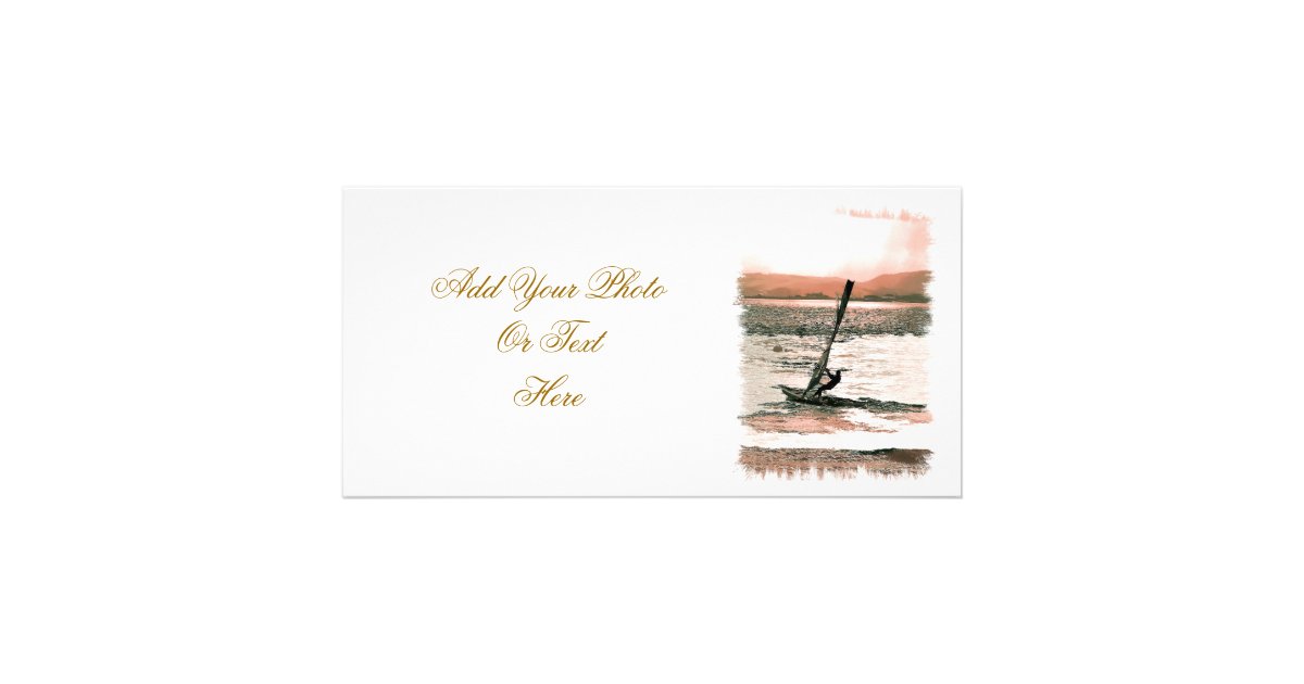 WINDSURFING CARD | Zazzle