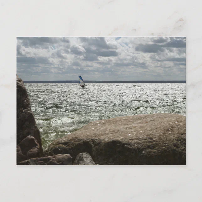 Windsurfing - postcard | Zazzle