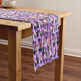 multicoloured table runner