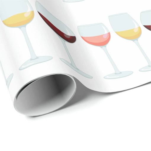 Wine Glasses Wrapping Paper | Zazzle