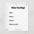 Wine Humor "Spectickles" Party Invitation | Zazzle