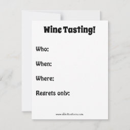 Wine Humor "Spectickles" Party Invitation | Zazzle