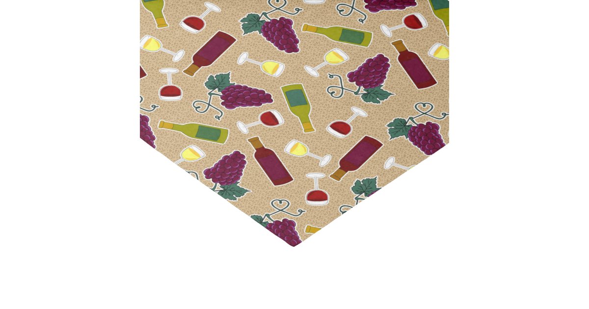 Wine Lover Pattern Tissue Paper | Zazzle