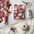 Wine Pattern Wrapping Paper | Zazzle