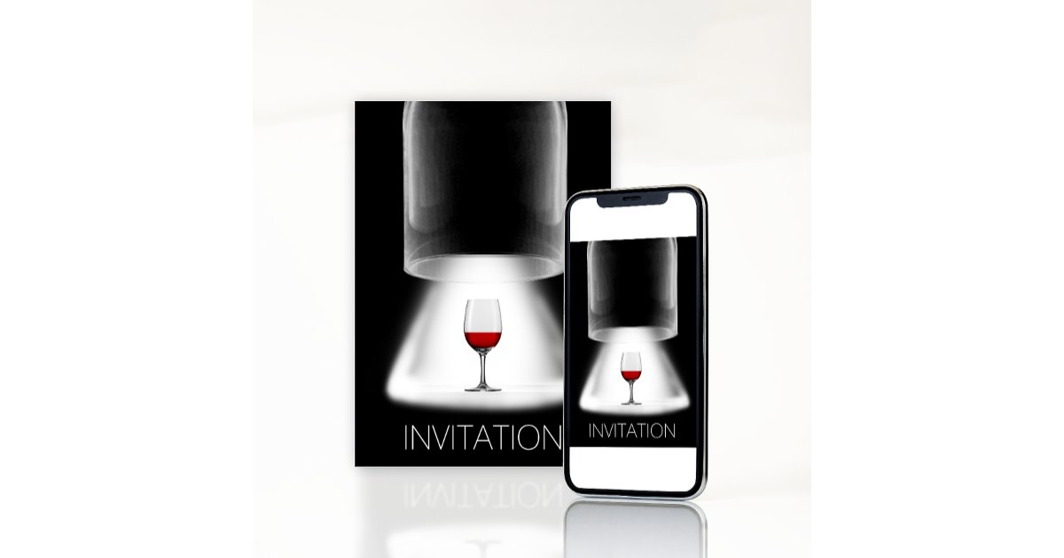 Wine Tasting Cocktail Party Vip Invitation | Zazzle