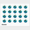 Wing Foiling Hydrofoil Surfing Surf Water Sport Classic Round Sticker ...