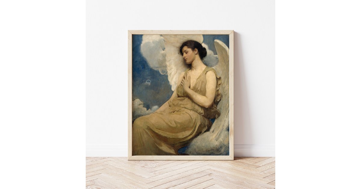 Winged Figure | Abbott Handerson Thayer Poster | Zazzle
