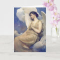 Winged Figure Beautiful Angel Card | Zazzle