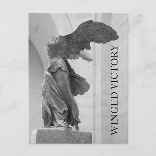 Winged Victory Postcard | Zazzle