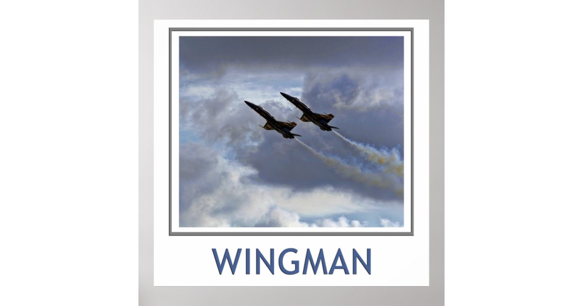Wingman Blue Angels Poster | Zazzle