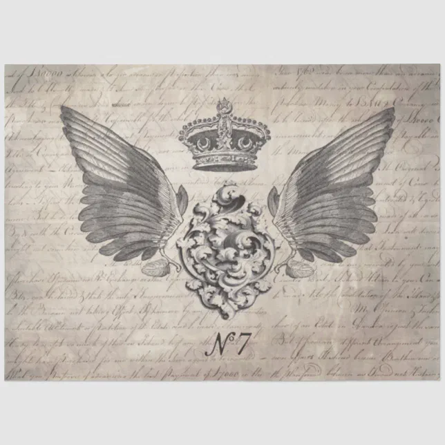 wings Decoupage Tissue Paper | Zazzle