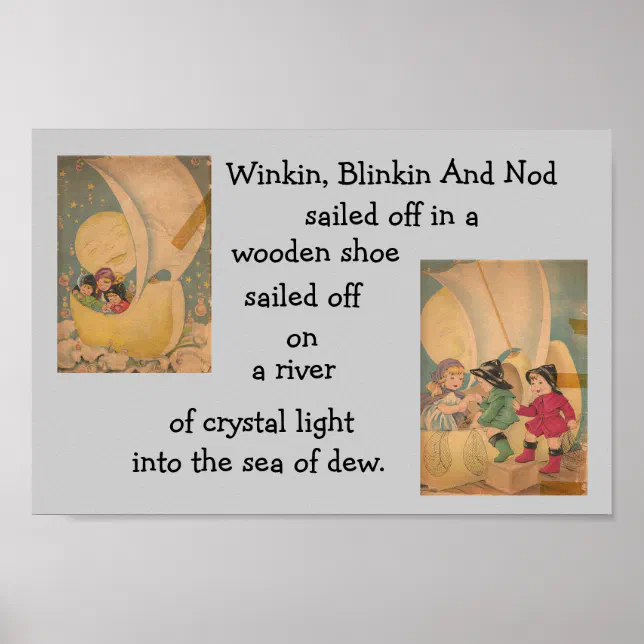 winkin, blinkin and nod poster | Zazzle