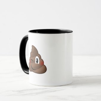 Winking Poop Emoji Mug | Zazzle