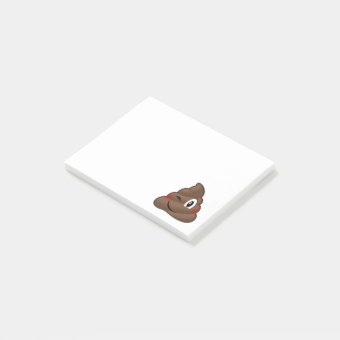 Winking Poop Emoji Post-it Notes | Zazzle