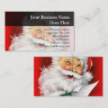 Winking Santa Business Card | Zazzle