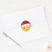 **WINKING SANTA*** CHRISTMAS STICKER | Zazzle