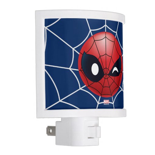 Winking Spider-Man Emoji Night Light | Zazzle