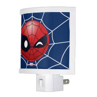 Winking Spider-Man Emoji Night Light | Zazzle