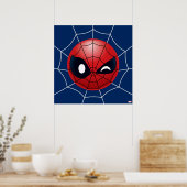 Winking Spider-Man Emoji Poster | Zazzle
