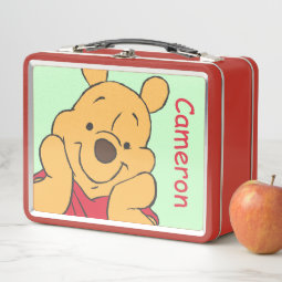 Winnie the Pooh 6 Metal Lunch Box | Zazzle
