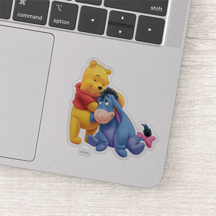 Winnie the Pooh and Eeyore Sticker | Zazzle