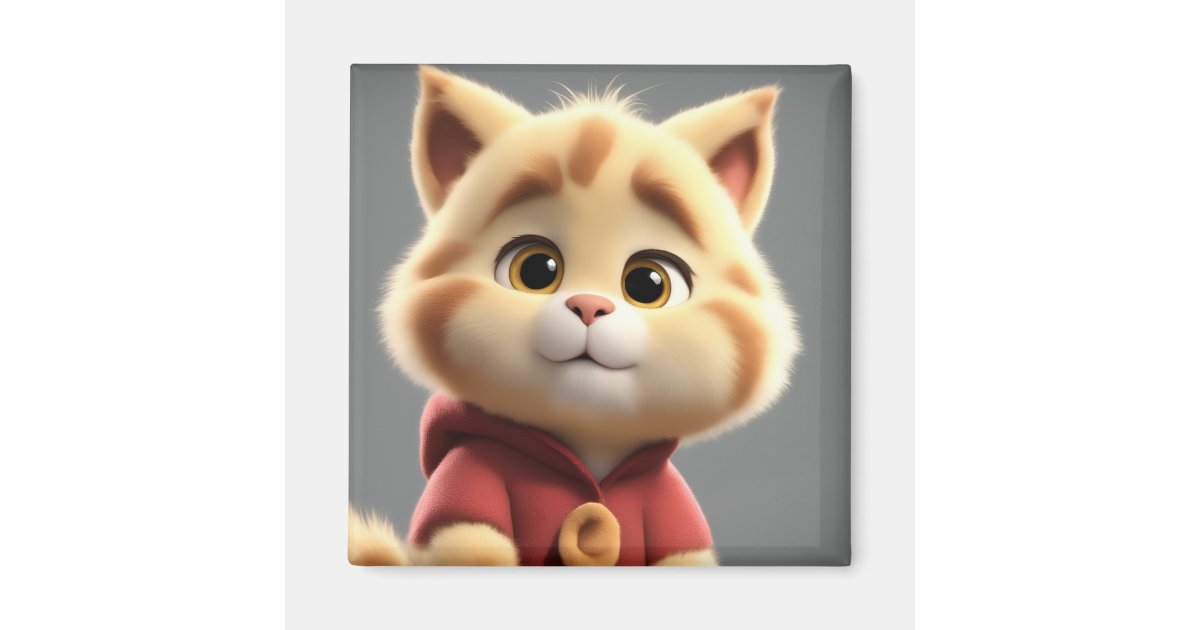 Winnie the Pooh Cat V4 Magnet | Zazzle