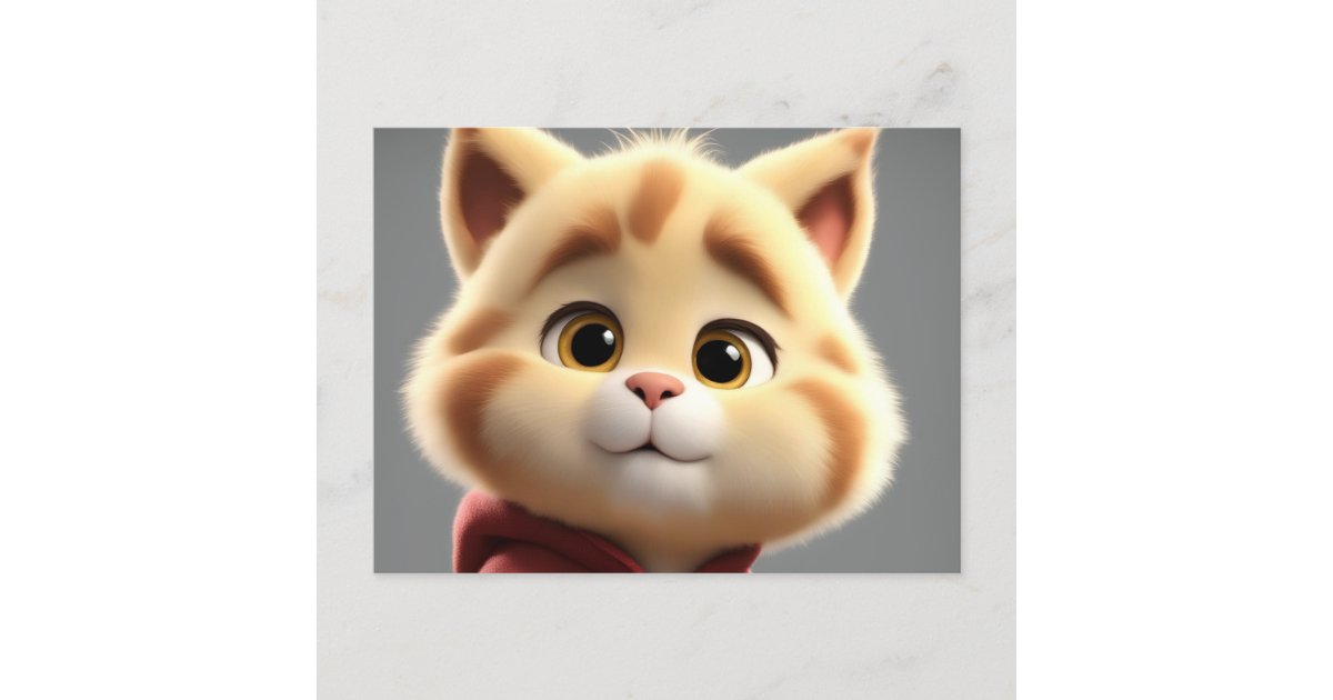 Winnie the Pooh Cat V4 Postcard | Zazzle
