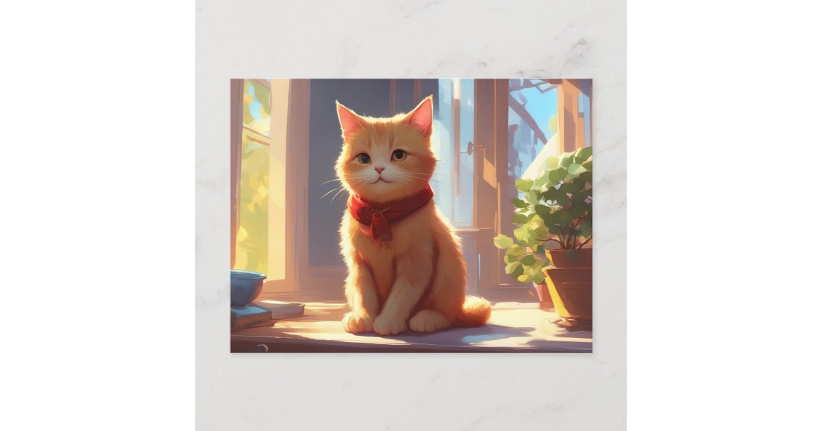Winnie the Pooh Cat V6 Postcard | Zazzle