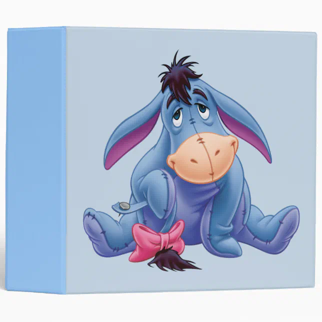 Winnie the Pooh | Eeyore Smile 3 Ring Binder | Zazzle