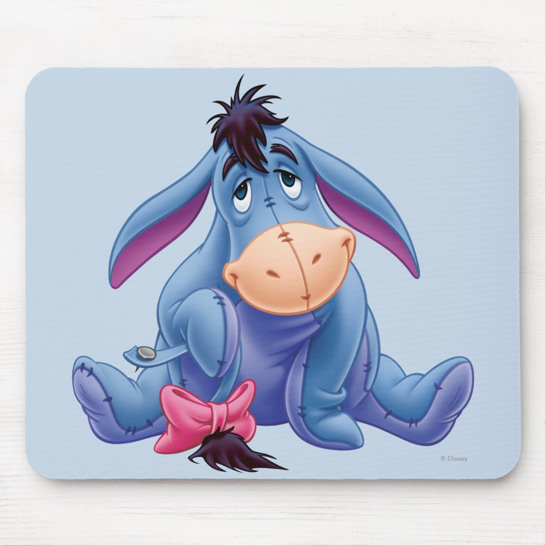 Winnie the Pooh | Eeyore Smile Mouse Pad | Zazzle