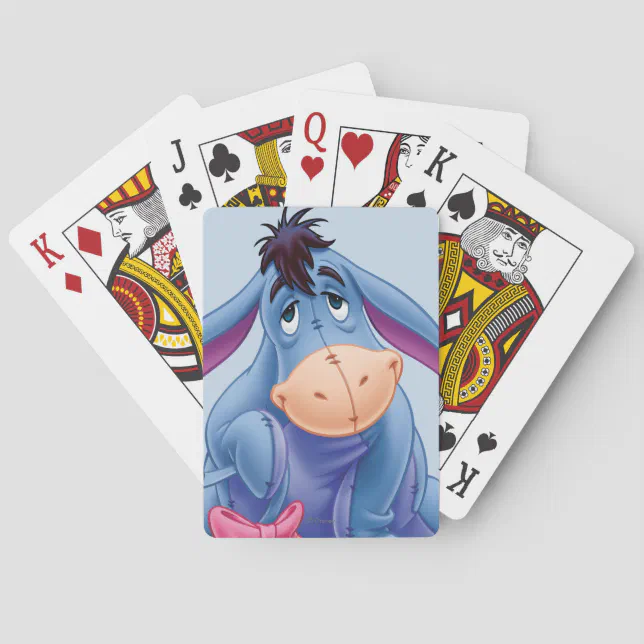 Winnie the Pooh | Eeyore Smile Playing Cards | Zazzle