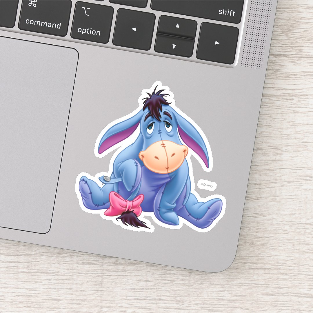 Winnie the Pooh | Eeyore Smile Sticker | Zazzle