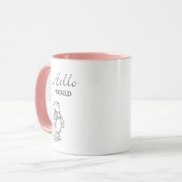 Winnie the Pooh | Hello World Quote Mug | Zazzle