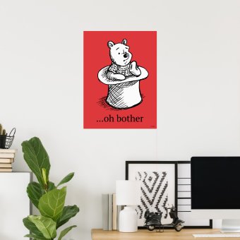 Winnie the Pooh | Oh Bother Quote Poster | Zazzle
