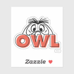 Winnie the Pooh | Owl Peek-A-Boo Sticker | Zazzle
