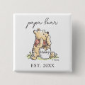 Winnie the Pooh | Papa Bear - New Dad Button | Zazzle
