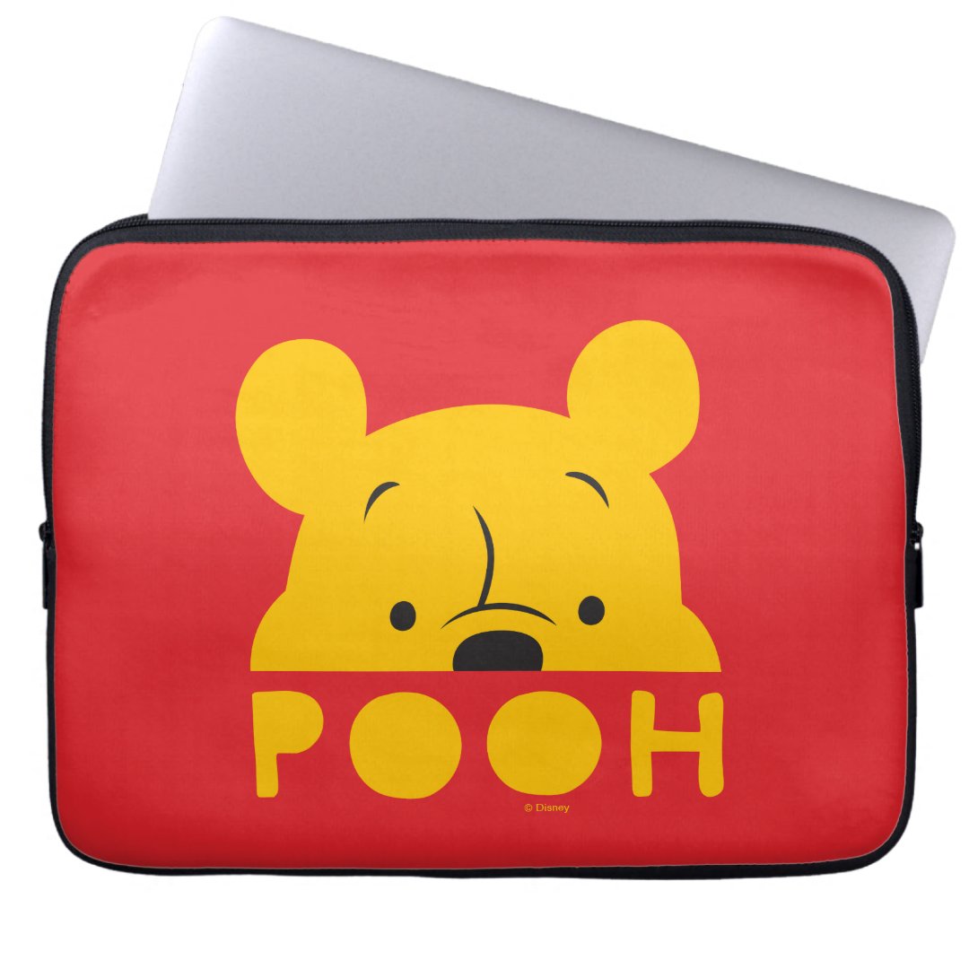 Winnie the Pooh | Peek-a-Boo Pooh Laptop Sleeve | Zazzle