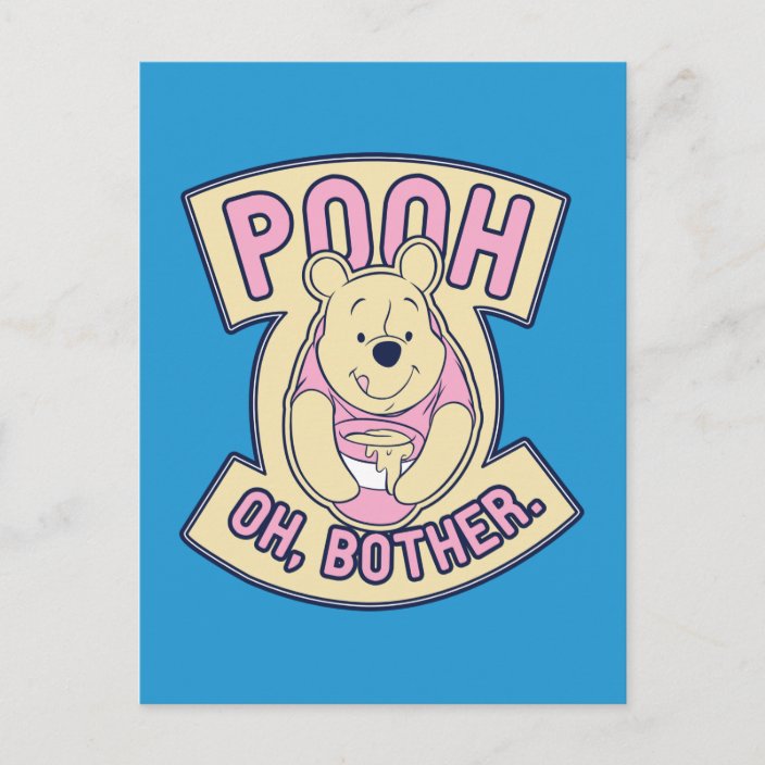 Winnie The Pooh | Pooh Oh Bother Postcard | Zazzle.com