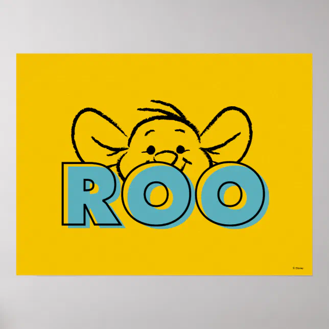 Winnie the Pooh | Roo Peek-A-Boo Poster | Zazzle