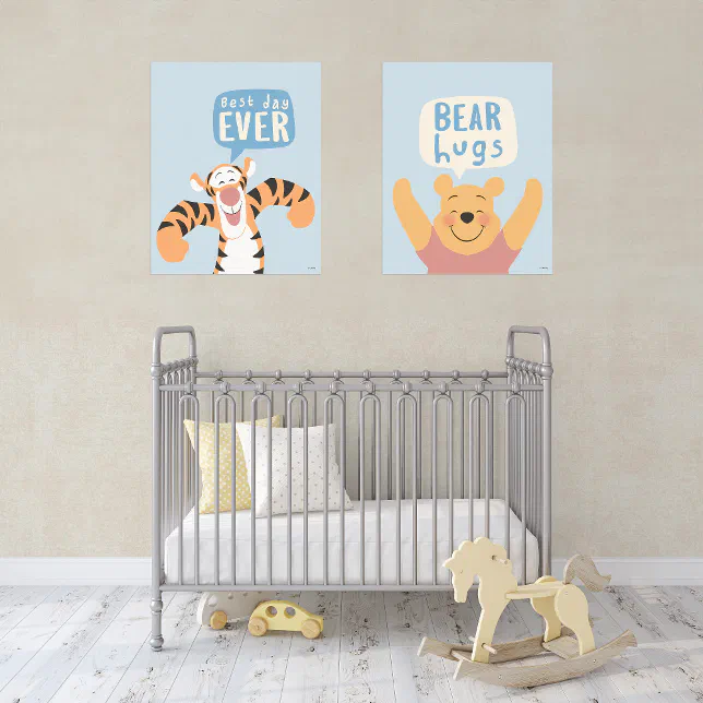 Winnie the Pooh & Tigger Wall Art Sets | Zazzle