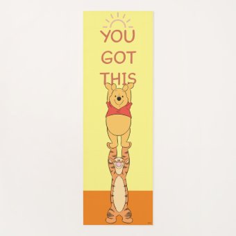 Winnie the Pooh & Tigger - You Got This Yoga Mat | Zazzle