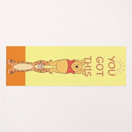 Winnie the Pooh & Tigger - You Got This Yoga Mat | Zazzle