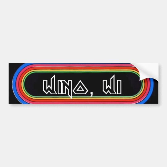Wino, WI KLOS Bumper Sticker | Zazzle.com
