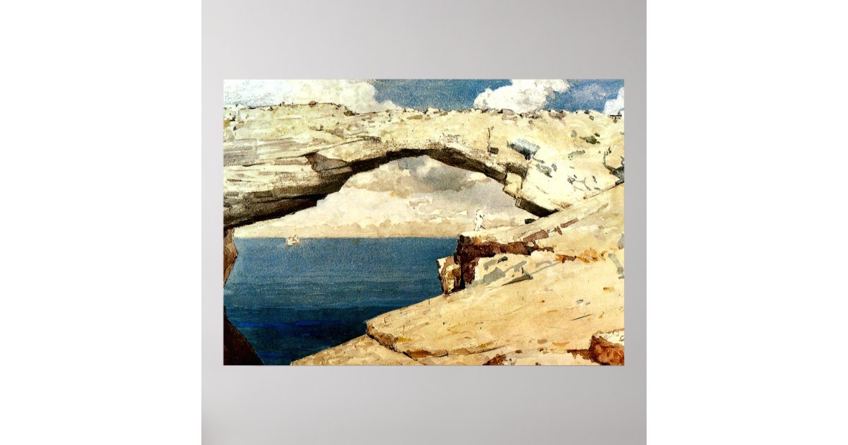 Winslow Homer - Glass Windows Poster | Zazzle.com