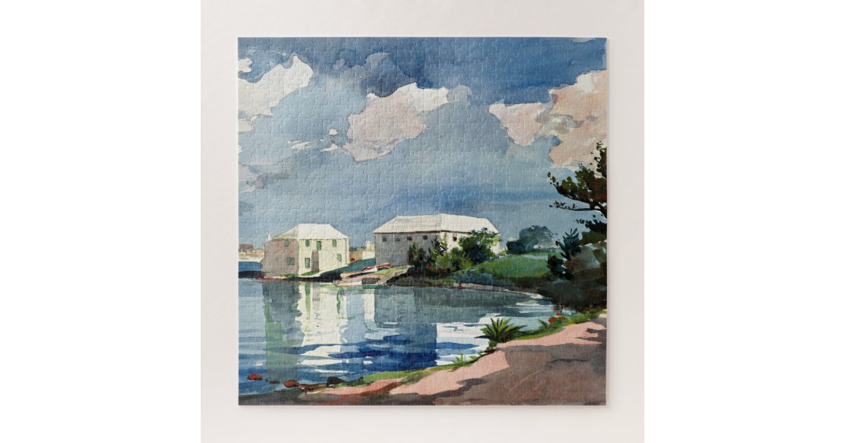 Winslow Homer, Salt Kettle, Bermuda Jigsaw Puzzle | Zazzle