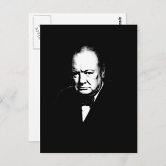 Winston Churchill Postcard | Zazzle