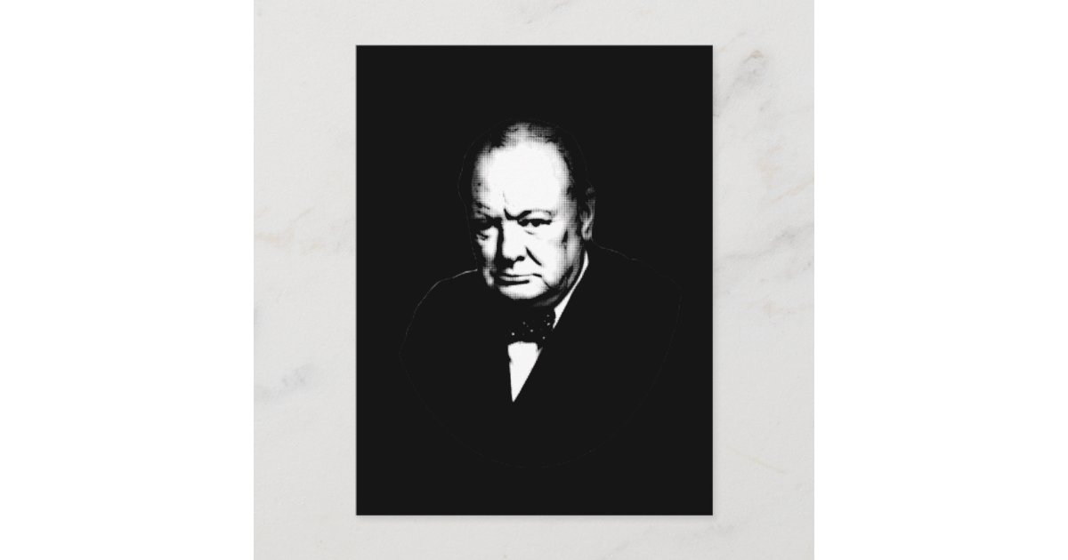 Winston Churchill Postcard | Zazzle