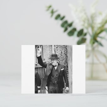 Winston Churchill Postcard | Zazzle