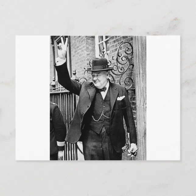Winston Churchill Postcard | Zazzle