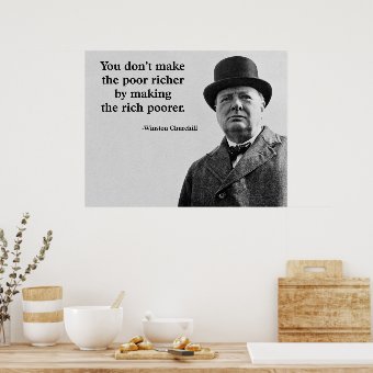 Winston Churchill Poster | Zazzle